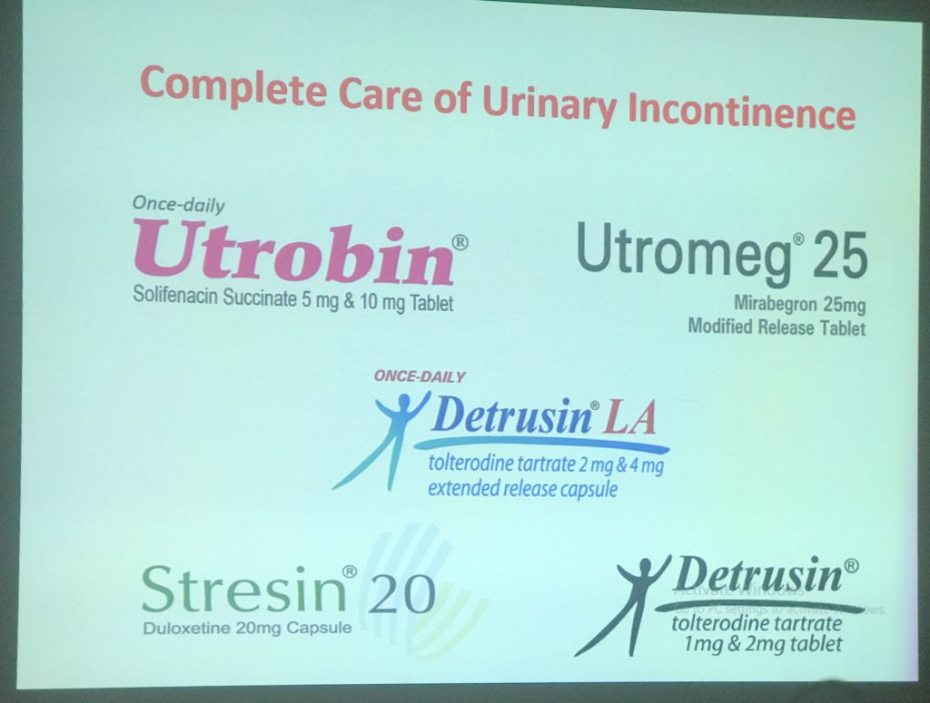 Scientific Presentation on “Updated Management on Overactive Bladder ...